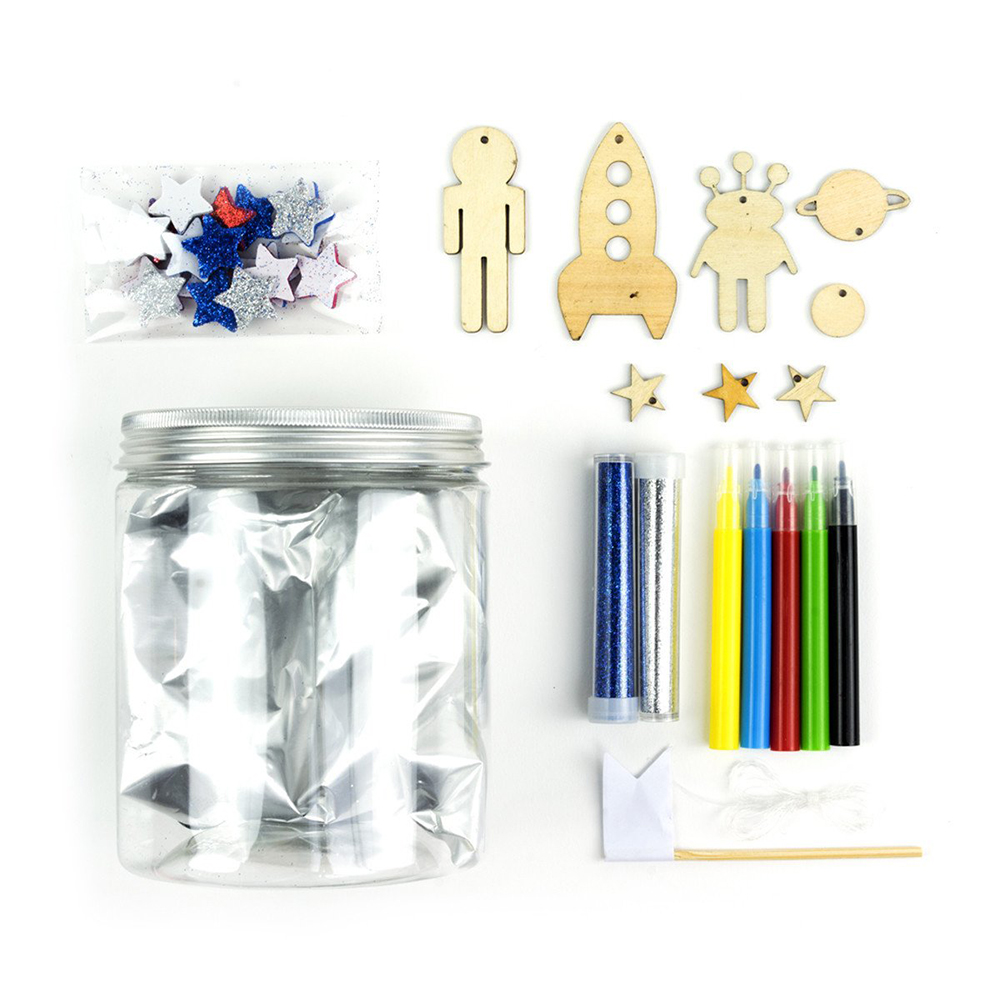 DIY Mini Galaxy in a Jar Activity Kit