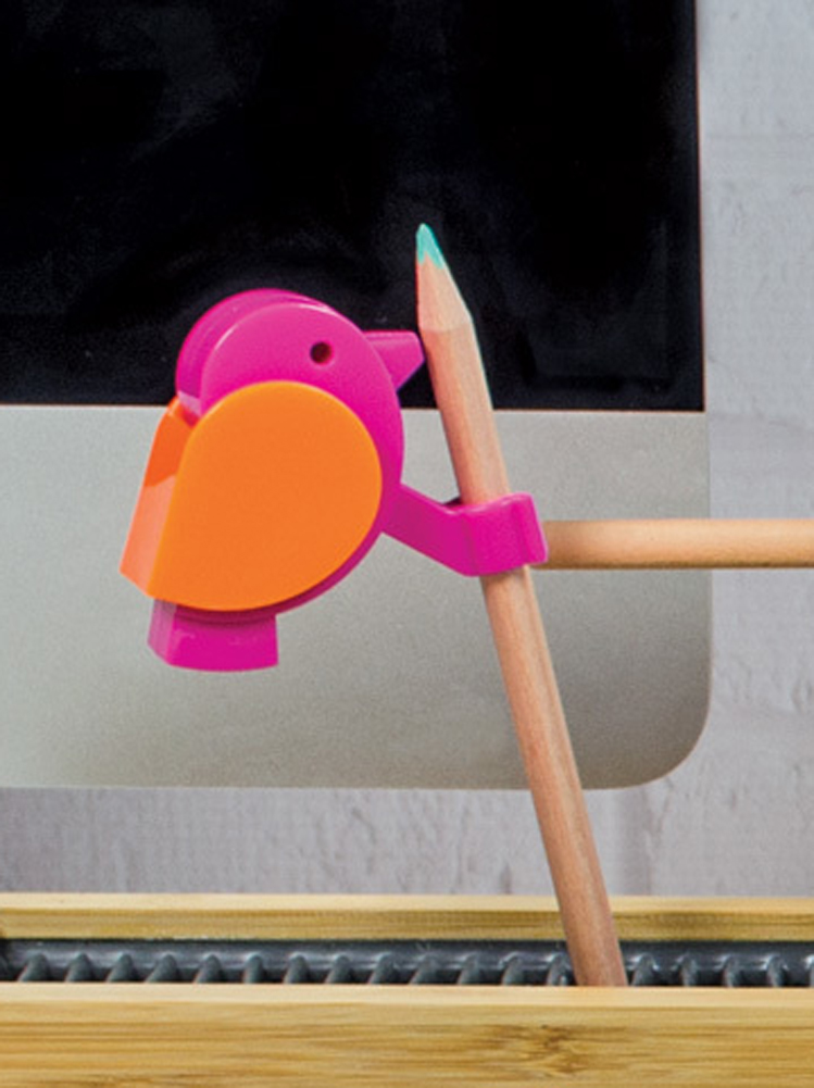 Take the time to sharpen your wit with this fun pencil sharpener.