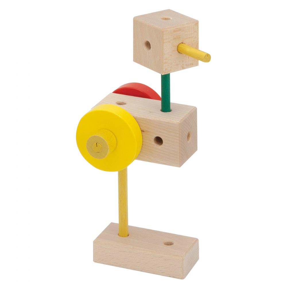 Classic wooden construction set for Preschoolers