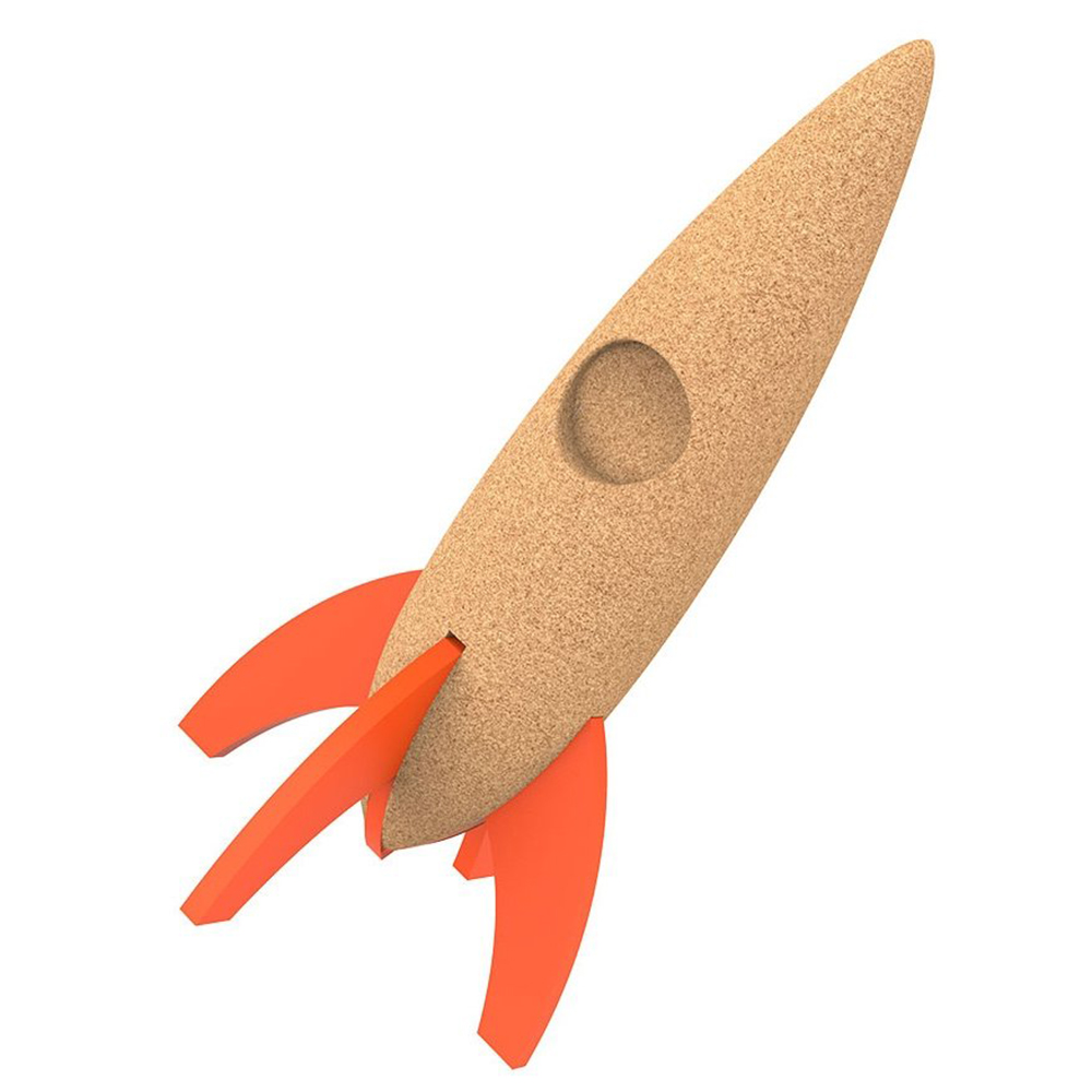 Cork Rocket Toy