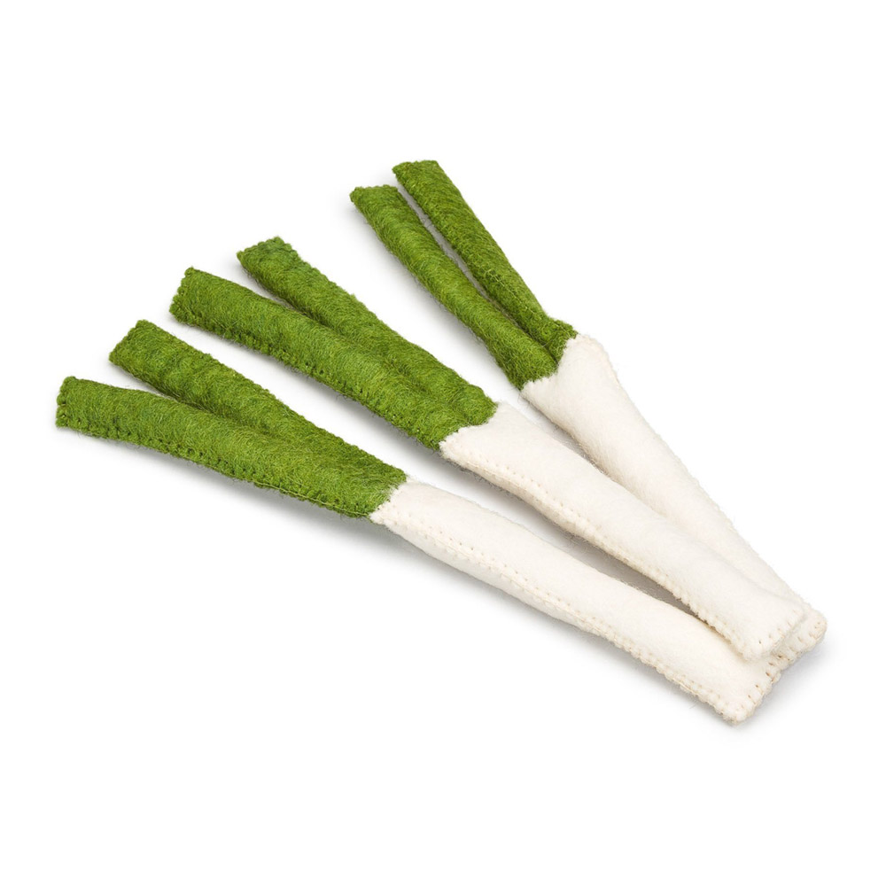 Fair-trade felt leek from Nepal
