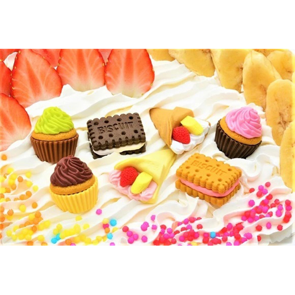 Cookies, Cupcakes & Crepes Puzzle Erasers