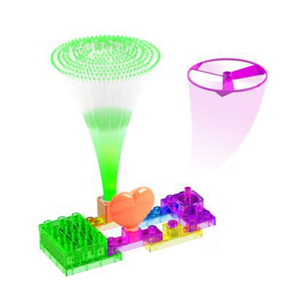 Electrical circuit blocks set with 4 projects