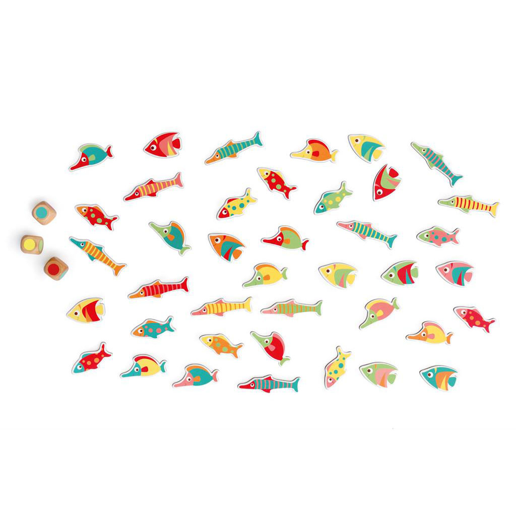 Coloring matching game - Find a fish