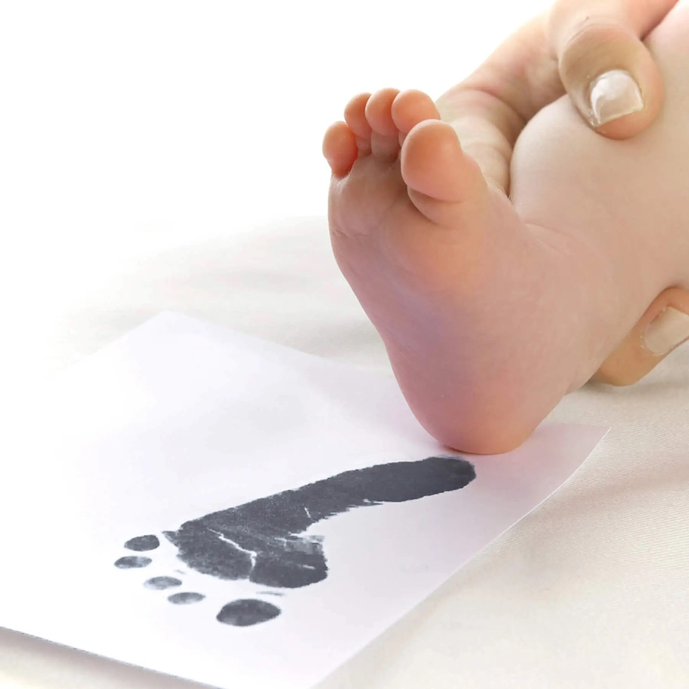 Ink-free baby print kit - Grey ink