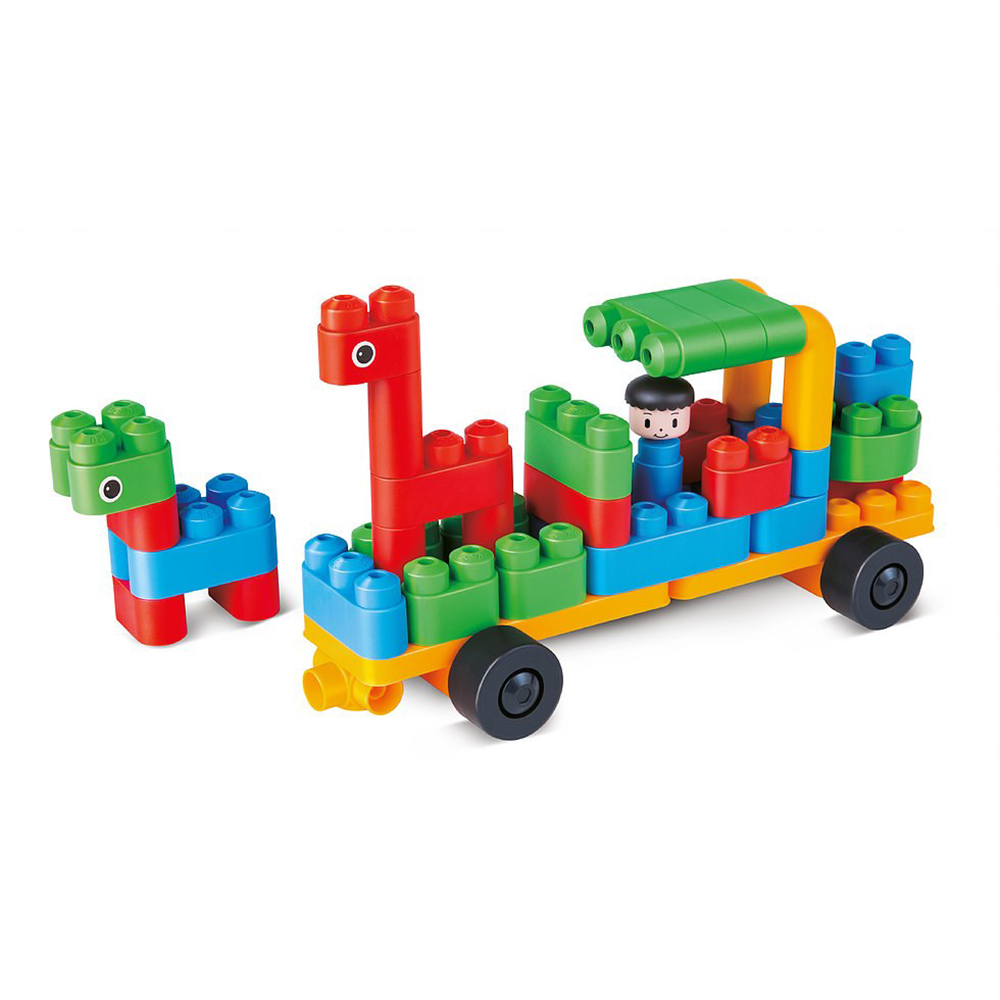 German interlocking blocks - zoo keeper set
