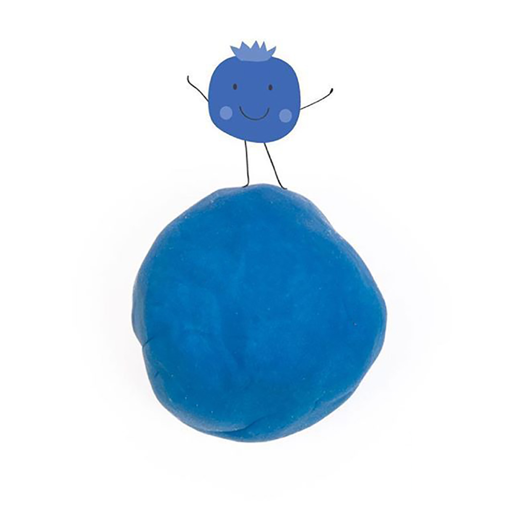Blueberry-scented modeling dough