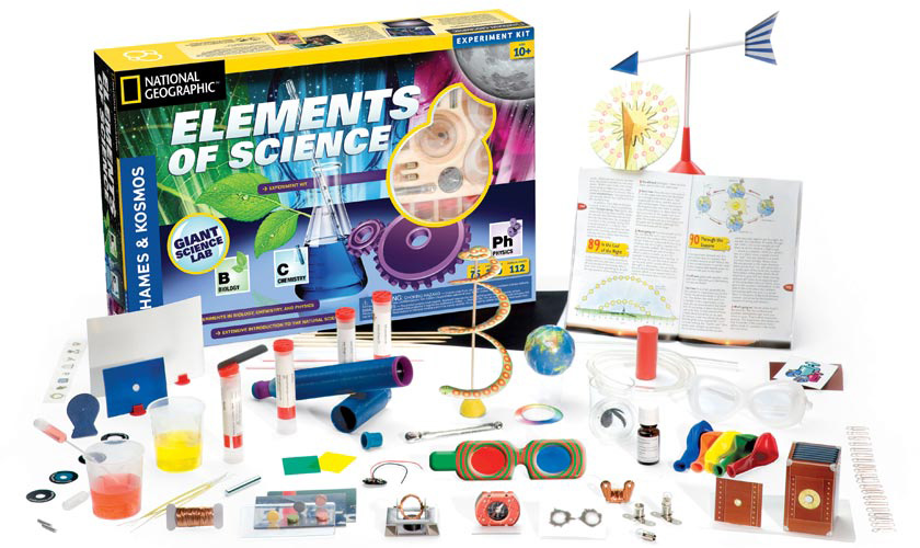 Award winning activity kit focusing on biology, chemistry & physics
