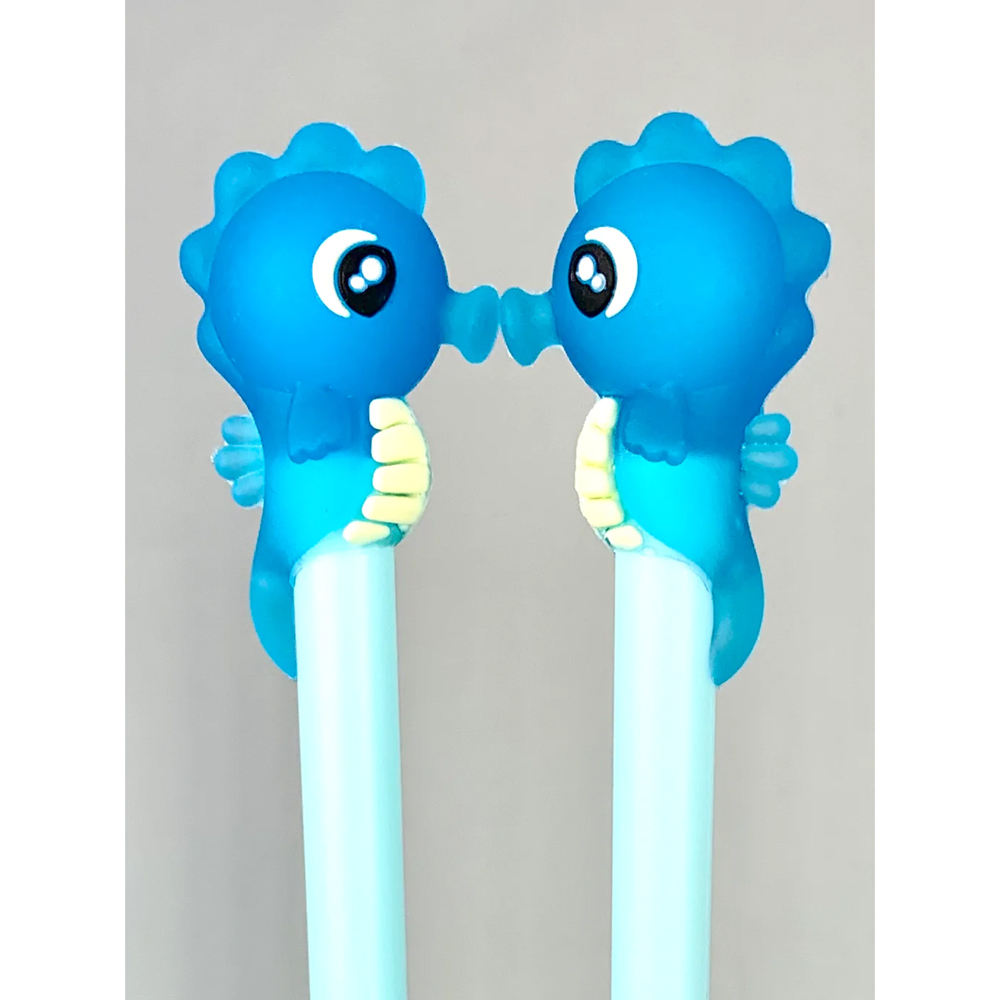 Dark Blue Seahorse Gel Pen