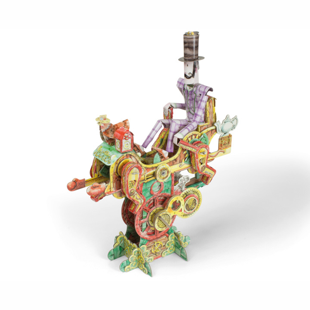 The Totally Glueless Magnificent Walking Machine: A Cardboard Automaton ...