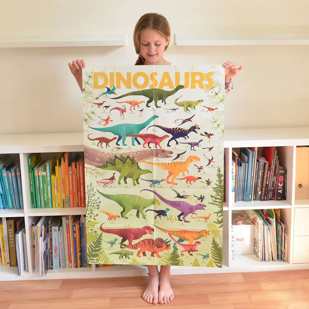 Dinosaur Stickers Poster
