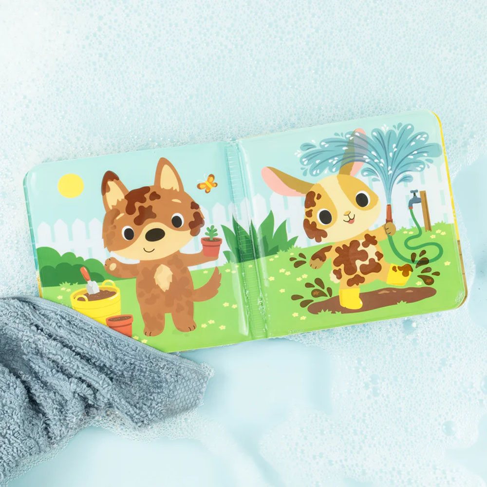 Bath Book - Messy Farm Animals