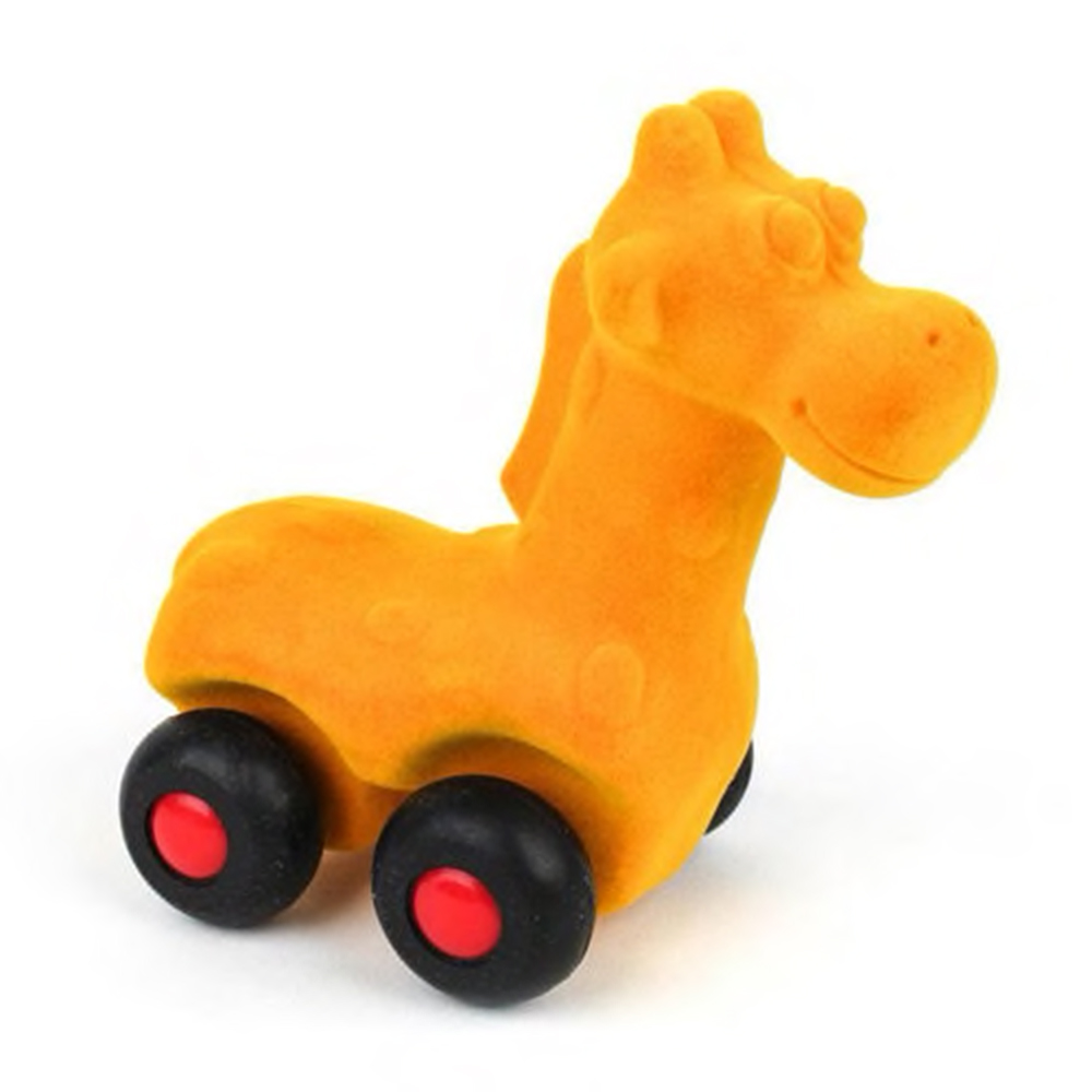 Giraffe Rubber Car