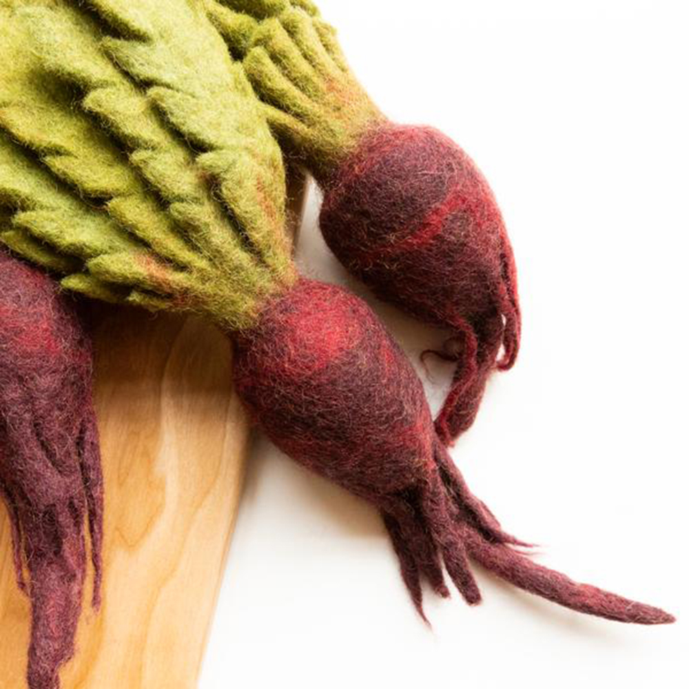 Fair trade felt beet